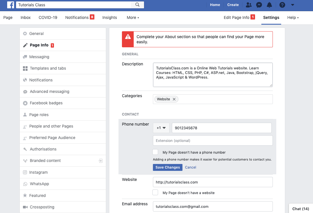 Create Facebook Page for Business Marketing - Tips - Tutorials Class